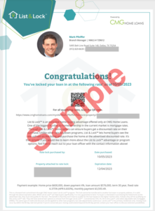 List & Lock Loan Program | Mortgage Mark
